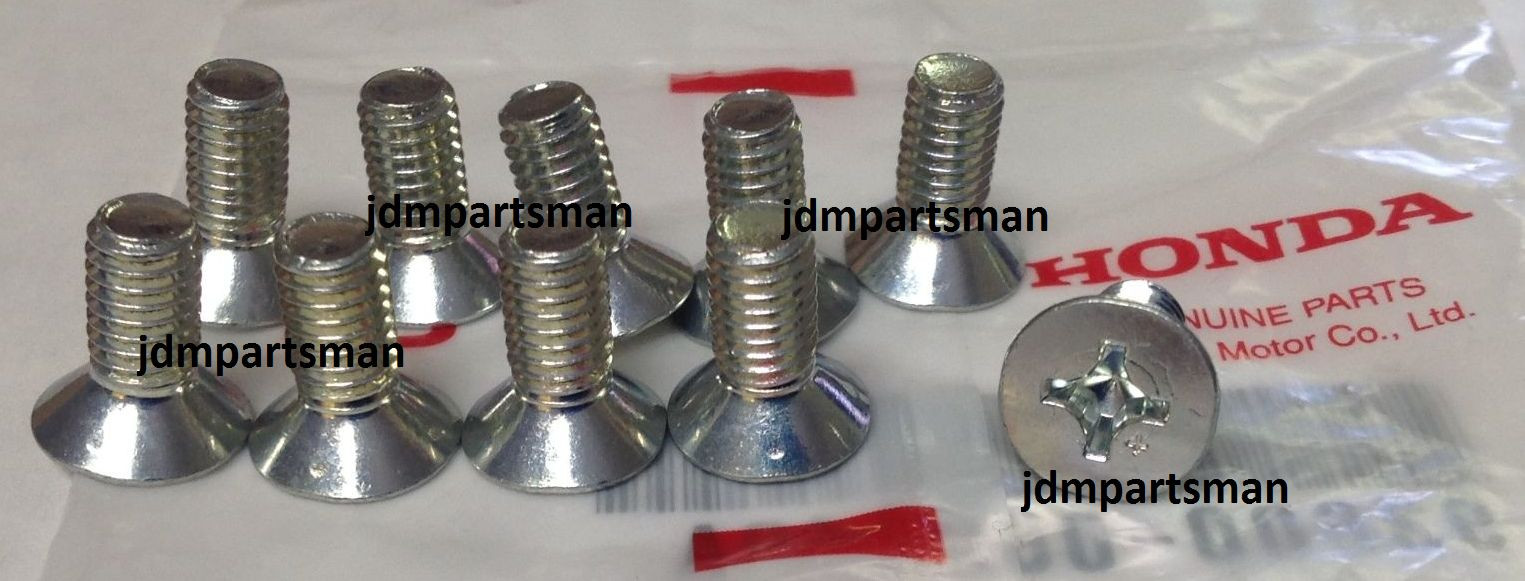 GENUINE HONDA ACURA Disc Brake Rotor Screw (10 Pack) 1986-2017 OE ...