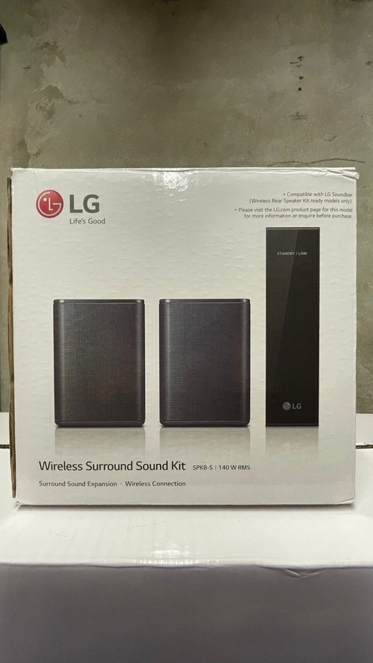 LG SK9Y Soundbar (with subwoofer) and additional SPK8-S Wireless ...