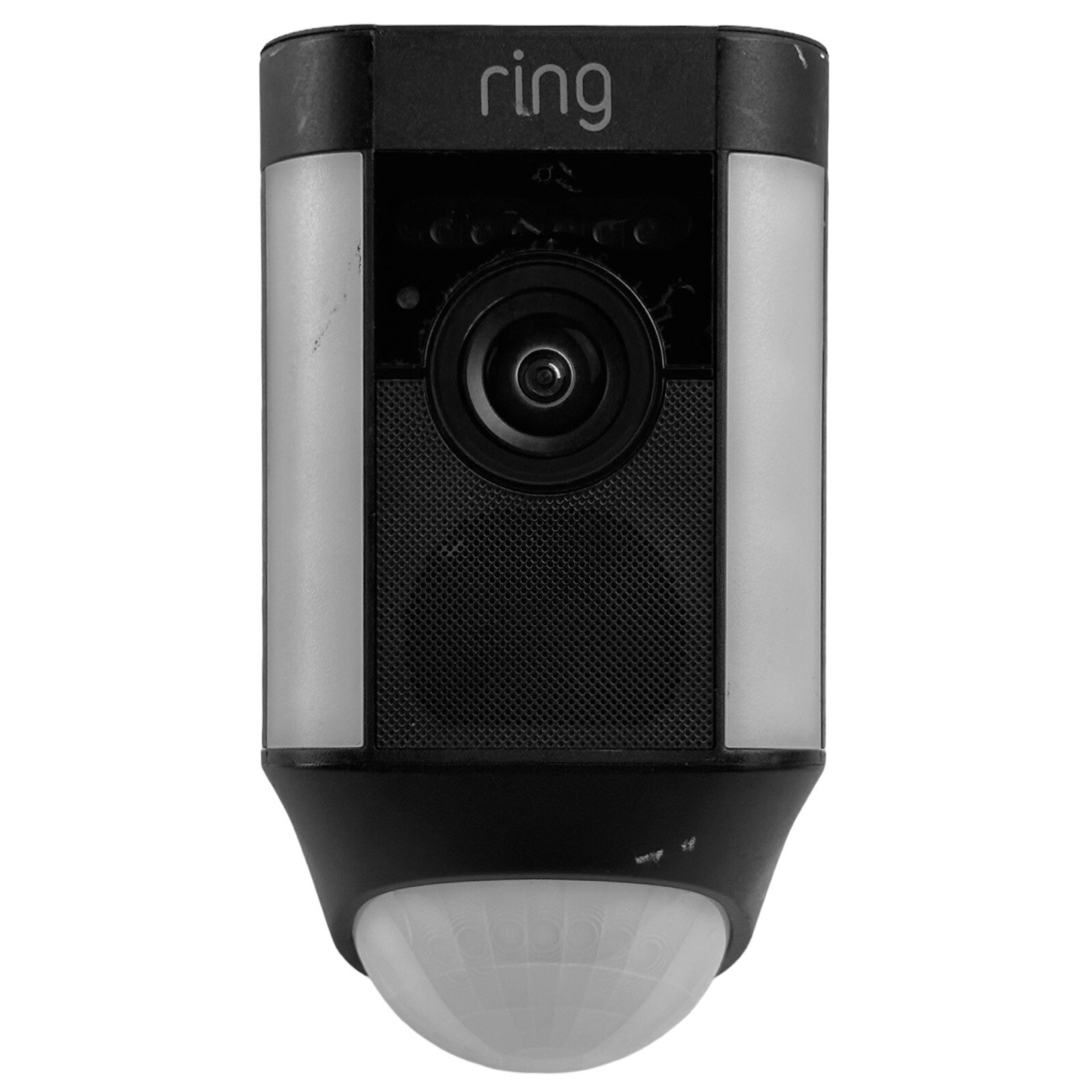 Ring Spotlight Cam (WIRED) Plugged-In HD Security Camera 5L5C4T Black ...