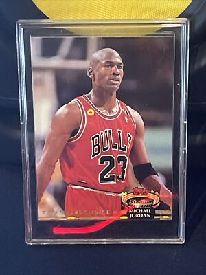 Michael Jordan YELLOW CIRCLE VARIATION 1992 Stadium Club#210 ...