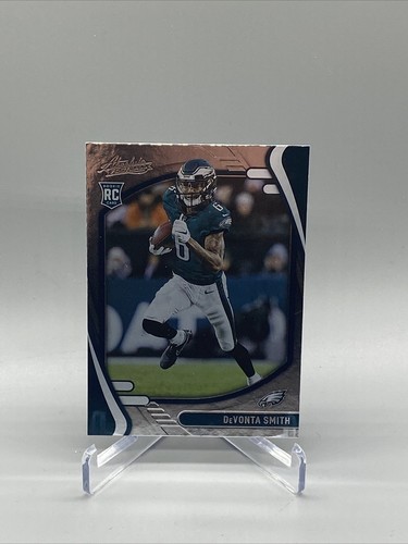 DeVONTA SMITH 2021 Panini ABSOLUTE Base Rookie Card #107 Philadelphia ...
