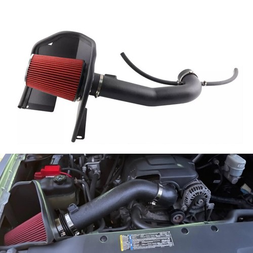 Cold Air Intake Kit+Heat Shield for 09-13 Chevy/GMC Silverado 1500 V8 4 ...