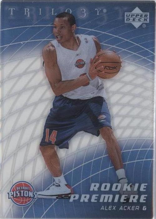 2005-06 Upper Deck Trilogy - Rookie Premiere Alex Acker #92 /999 (RC ...