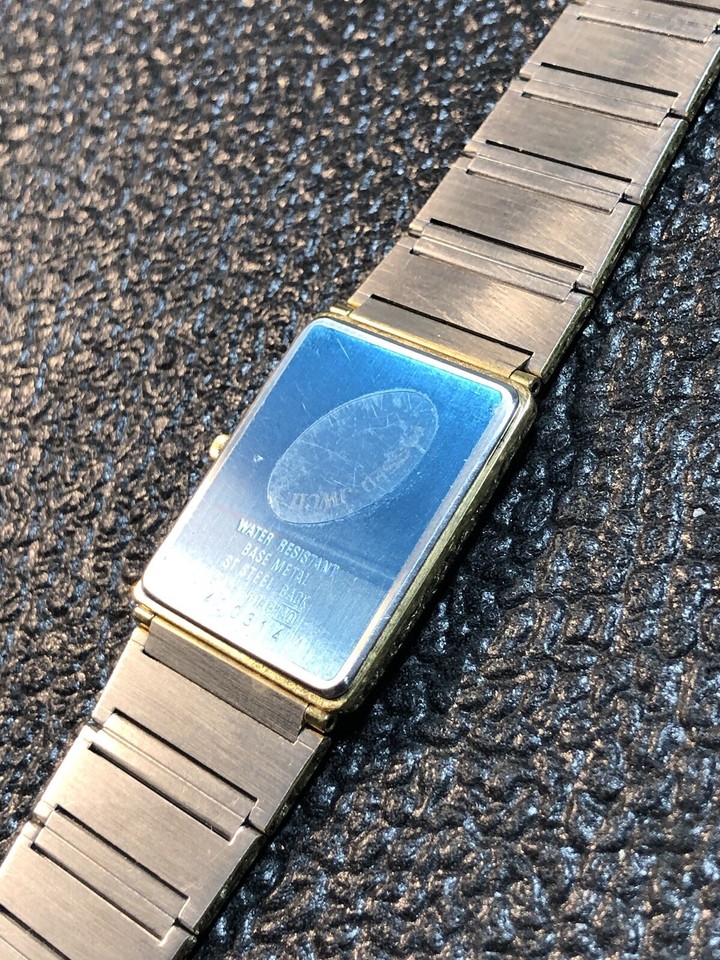 Vintage Lassale Seiko 24mm Rectangle Tank Gold Tone Watch W/Box New ...