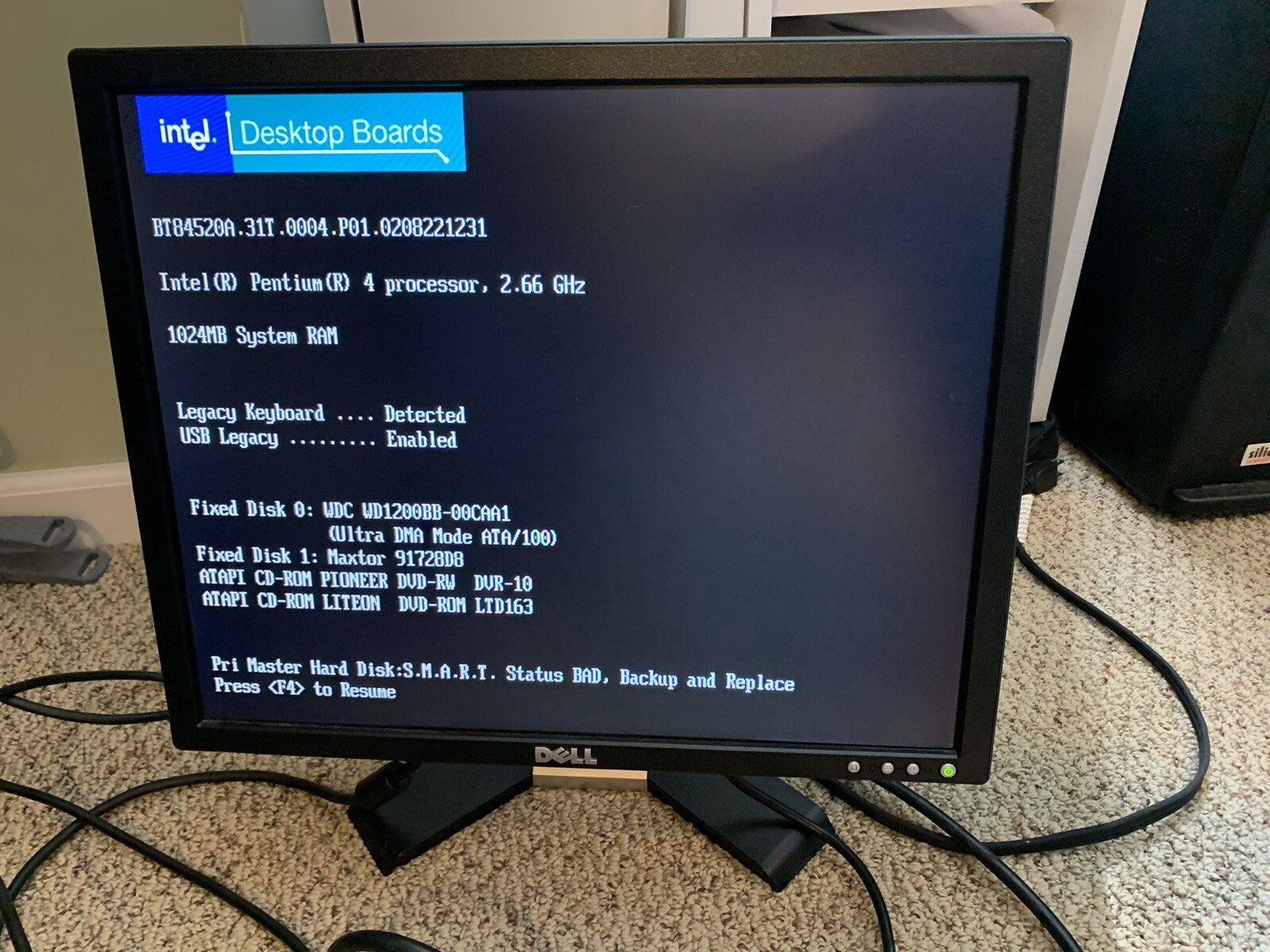 Vintage VPR Matrix 220 Desktop PC (Intel Pentium 4 2.66Gz 1024MB NO HDD ...