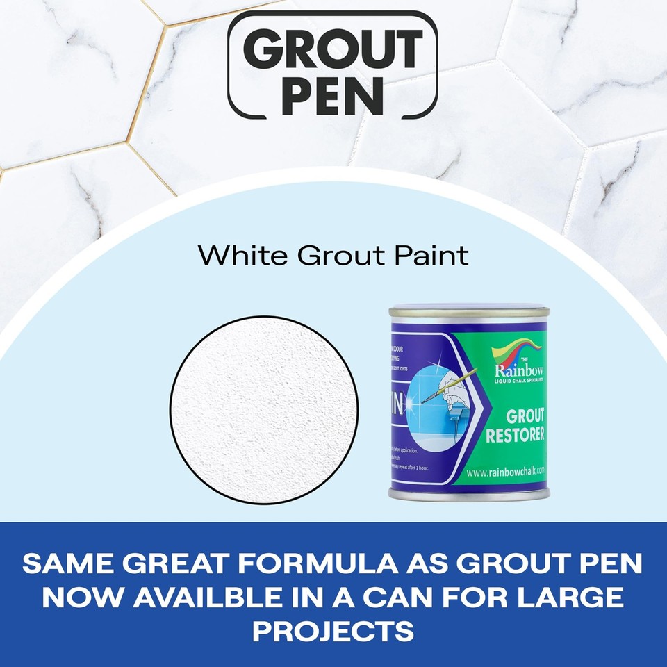 Grout Pen White Grout Paint: Waterproof Tile Paint Grout Refresh ...
