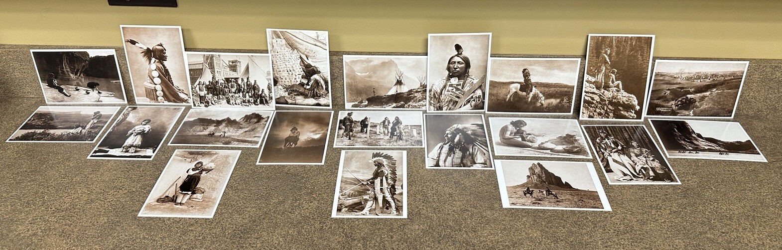 AZUSA Native American Indian Old West Postcards 21 Total In Lot 2008 ...