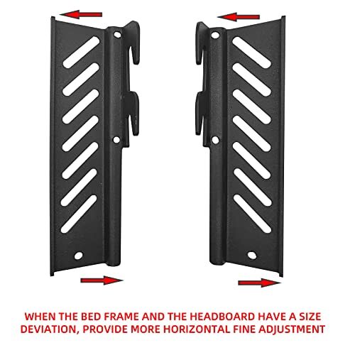 2 Pcs Down Hook Bolt-on to Hook-on Conversion Bracket for Headboard or Footbo... | eBay