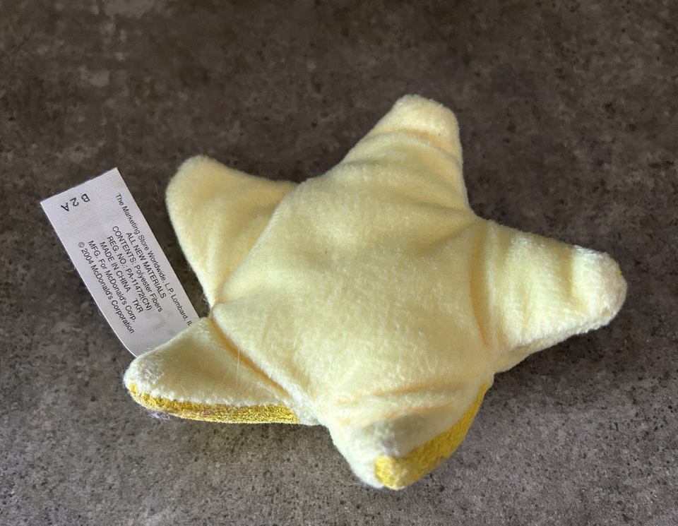 Neopets Mcdonalds Yellow Magic Nova Mini Stuffed Animal Plush Toy 2004 ...