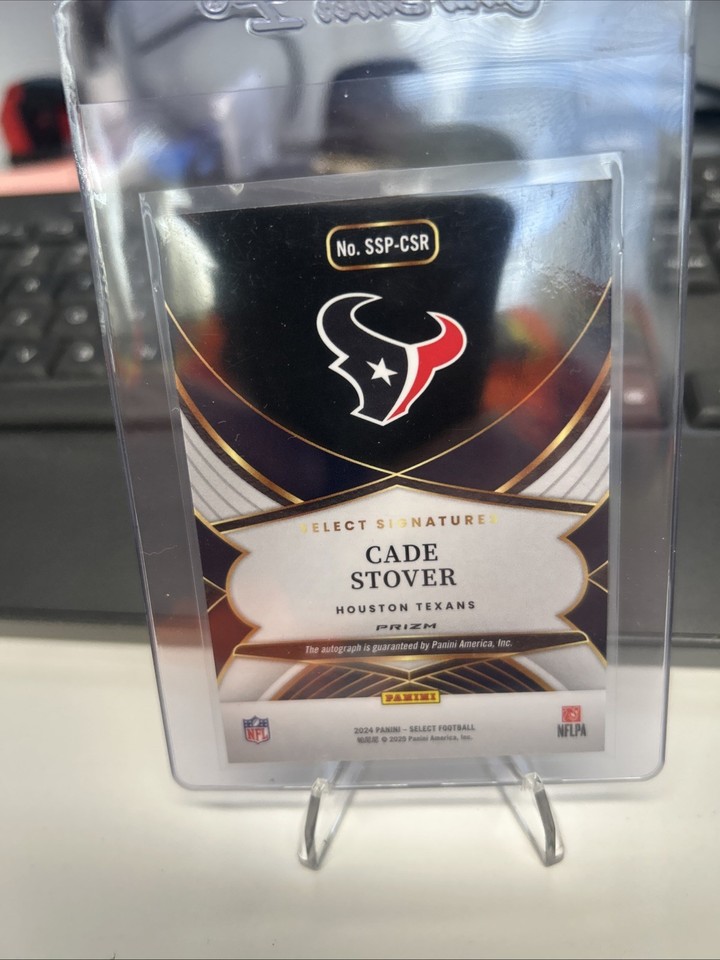2024 Panini Select - Rookie Signatures Cade Stover #RSP-CSR Silver ...