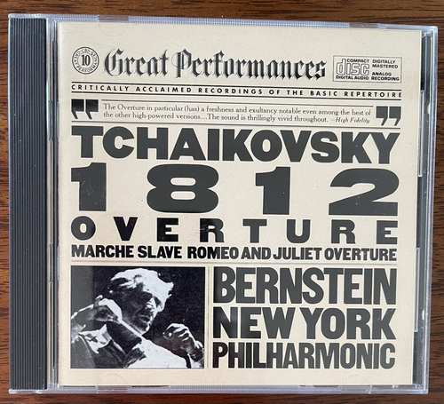Music CD - Great Performances - Leonard Bernstein - Tchaikovsky's 1812 ...