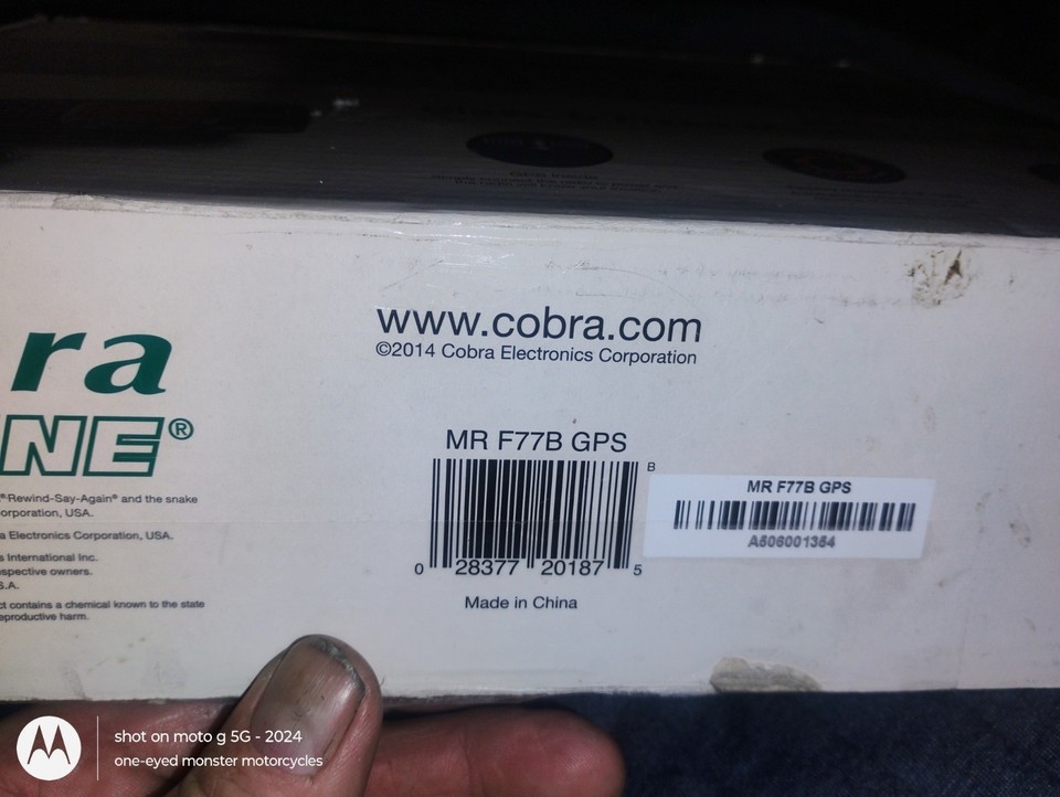 Cobra Marine Mr f77b GPS Vhf Radio | eBay