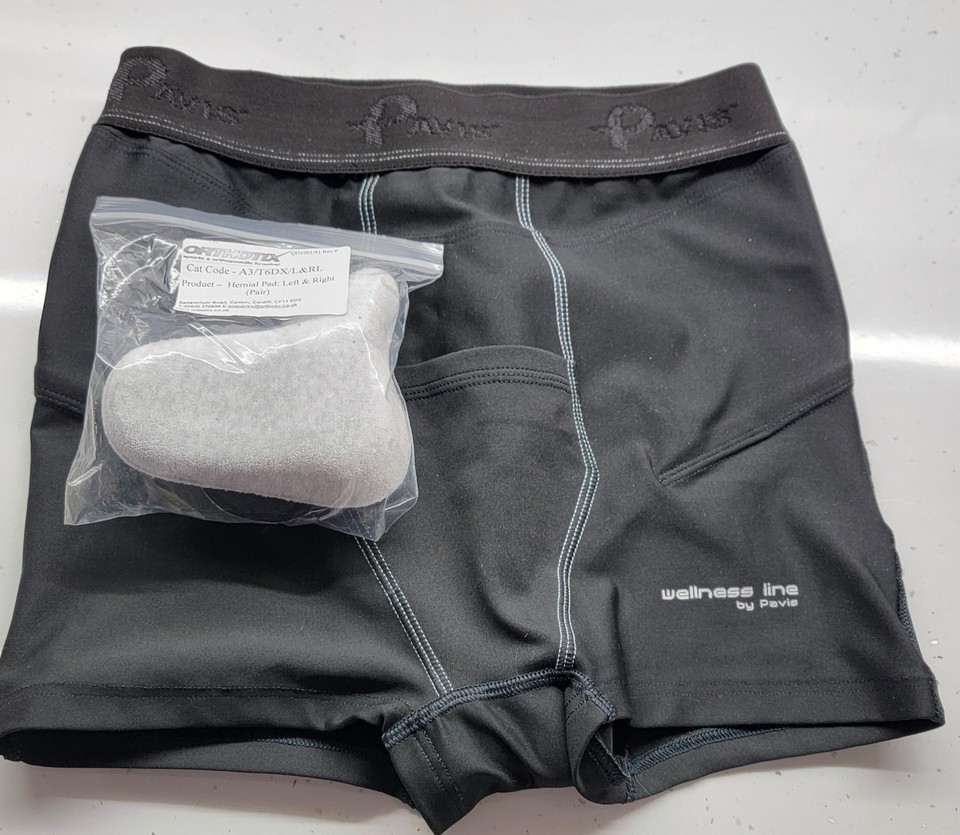 Hernia Support Underwear Inguinal Hernia support Free Removeable pads ...