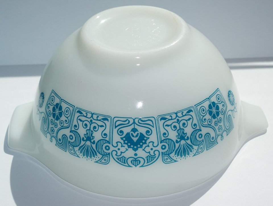 Vintage Pyrex Horizon Blue Cinderella Mixing Bowls Set of 4 Nesting ...