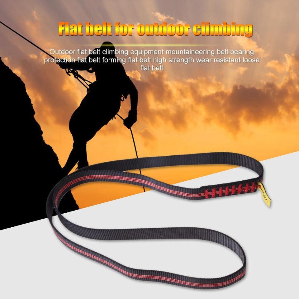 Outdoor Mountain Rock Climbing Sling Belt 60cm High Strength Rappelling ...