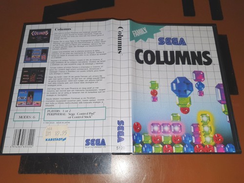 Sega Master System - Columns - Top CIB / MS Game | eBay