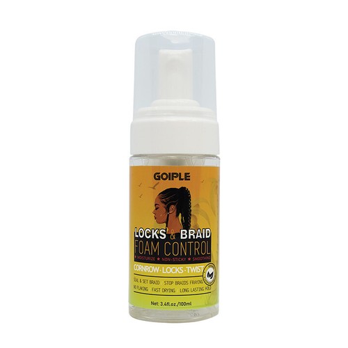 GOIPLE Locks & Braid Foam Control Mousse - Mix Fruit Scent 3.4oz (100ml ...