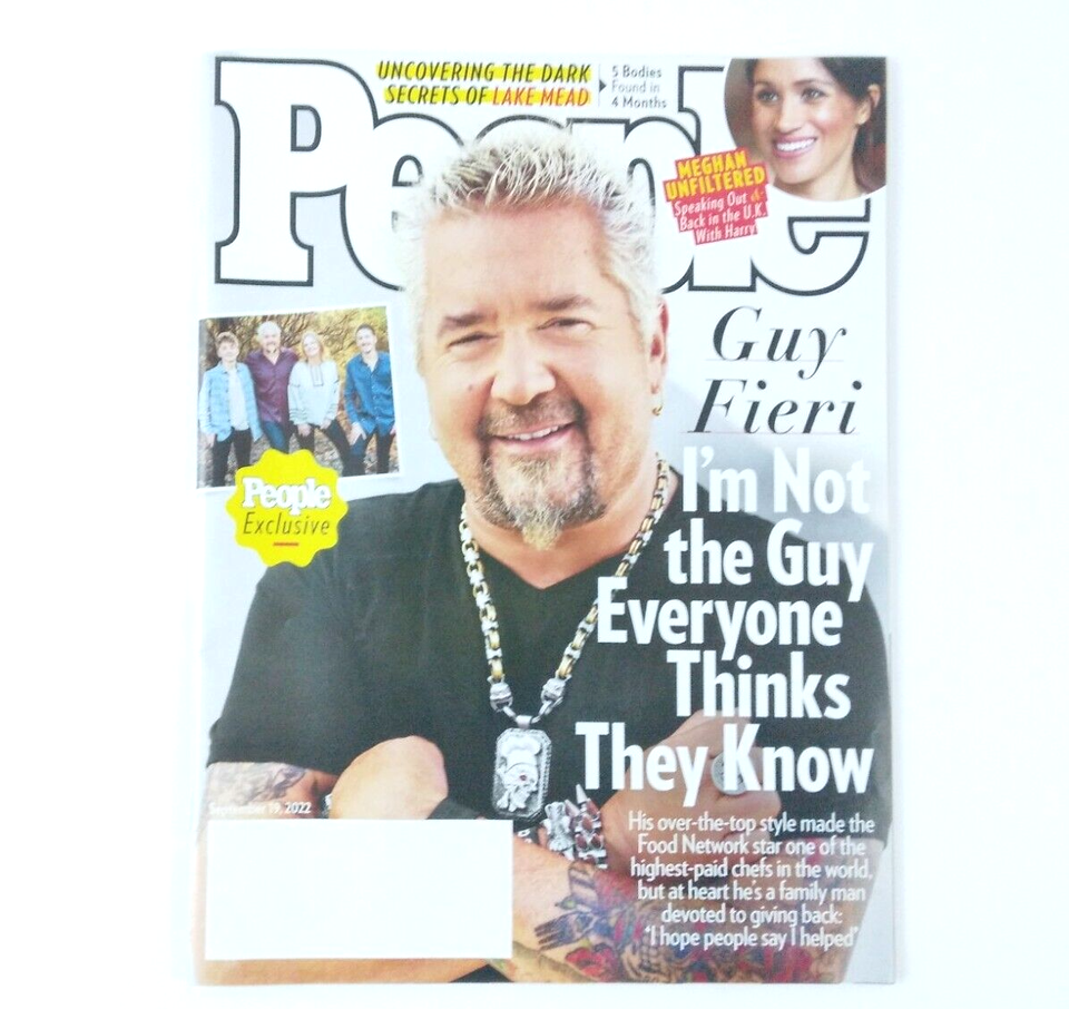 People Magazine from September 19, 2022 Exclusive Featuring Guy Fieri ...