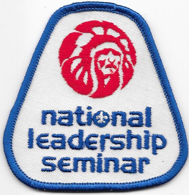 National Leadership Seminar NLS BLU Bdr Patch Boy Scouts of America BSA ...