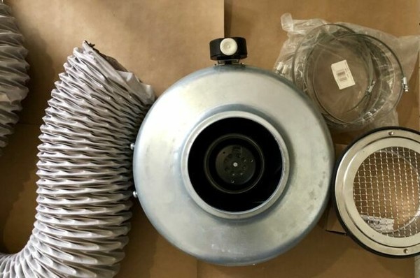 in Line Backdraught Shutter Vent RK 100 for Extractor Fans With Foam ...