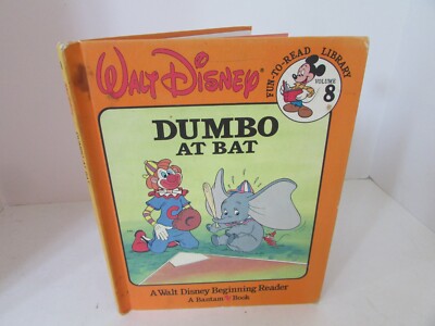 DISNEY FUN TO READ LIBRARY VOL.8 DUMBO AT BAT 1986 CHILDRENS BOOK | eBay