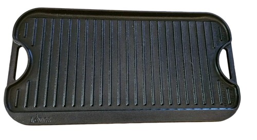 LODGE PRO GRID CAST IRON GRIDDLE 20" x 10.5", Reversable Combo | eBay