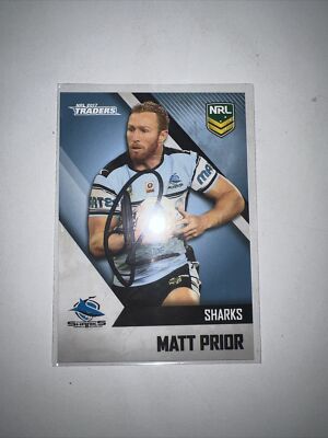 Matt Prior Signed 2017 Traders NRL card Cronulla Sharks | eBay Australia