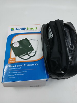HealthSmart Manual Home Blood Pressure Monitor Kit with Large Adult ...