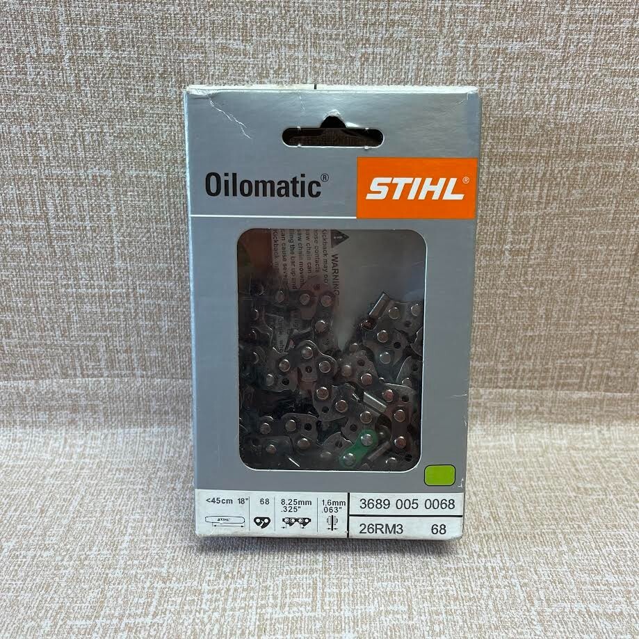 STIHL COMBO 3005 008 4717 BAR & 3689 005 0068 chain 18" .325P .068G OEM ...