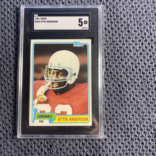 1981 Topps Ottis Anderson #365 St Louis Cardinals SGC 5 | eBay