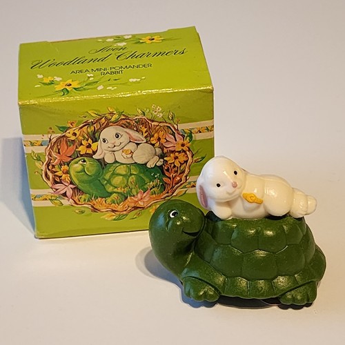 Vintage Avon Mini-Pomander "Woodland Charmers" Turtle and Rabbit New In ...