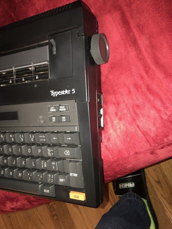 Canon S-50 Portable Electronic Typewriter Battery Powered Vintage | eBay