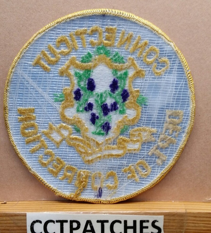 CONNECTICUT DEPARTMENT OF CORRECTION POLICE SHOULDER PATCH CT | eBay