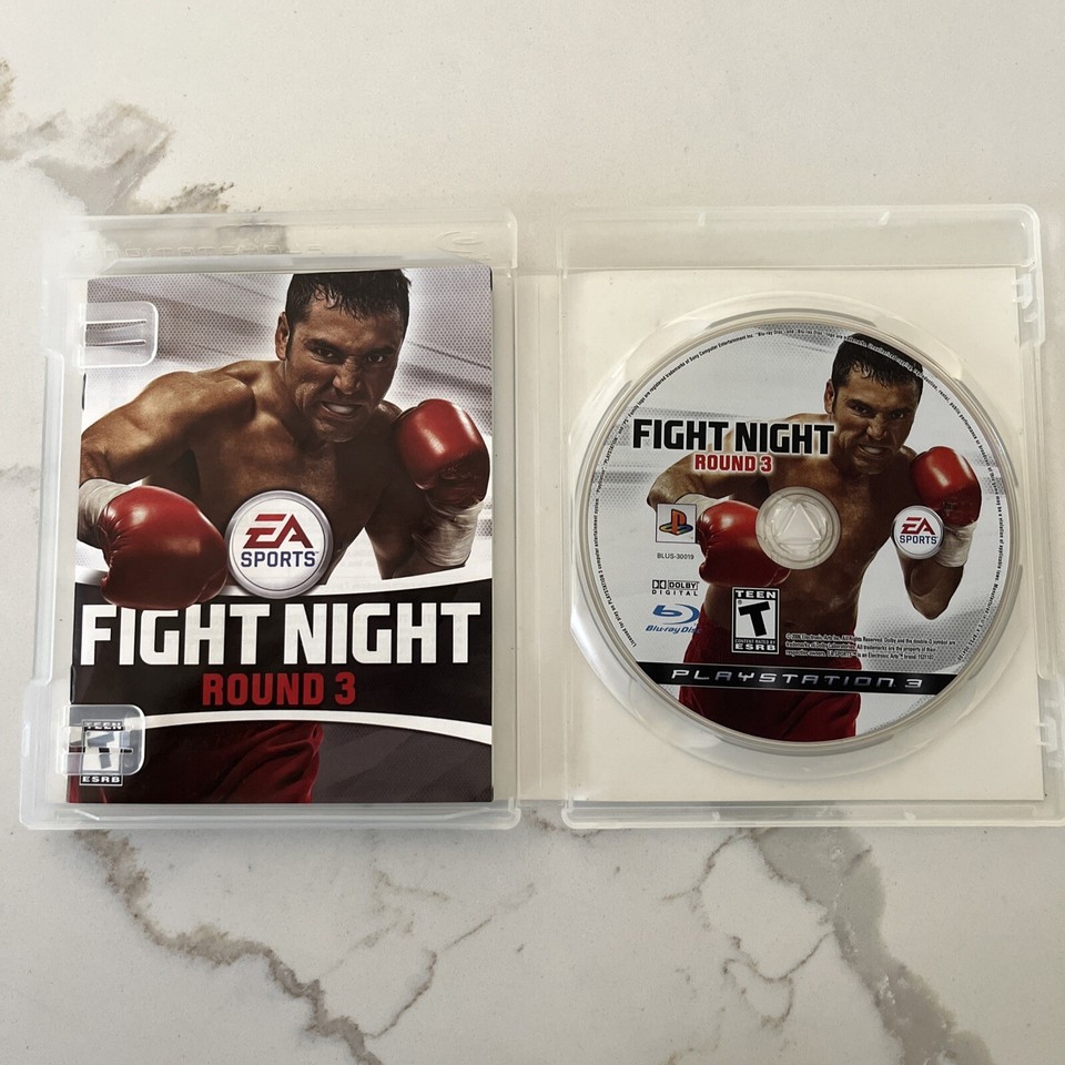 PS3 Fight Night Round 3 (Sony PlayStation 3, 2006) Boxing COMPLETE ...