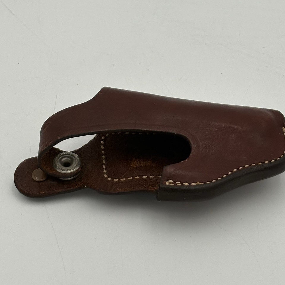 Bianchi Holster Model 18A Leather Clip-On Brown Right-Hand Revolver USA ...