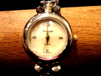 Shannon Ladies Wrist Watch Gold/Silver Tone Quartz Battery Opt Vintage ...