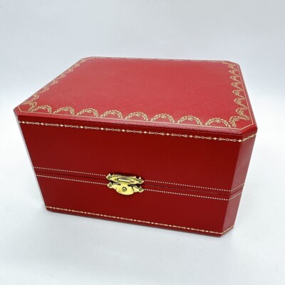 Genuine Cartier Watch Storage Case Red Box Free Shipping | eBay