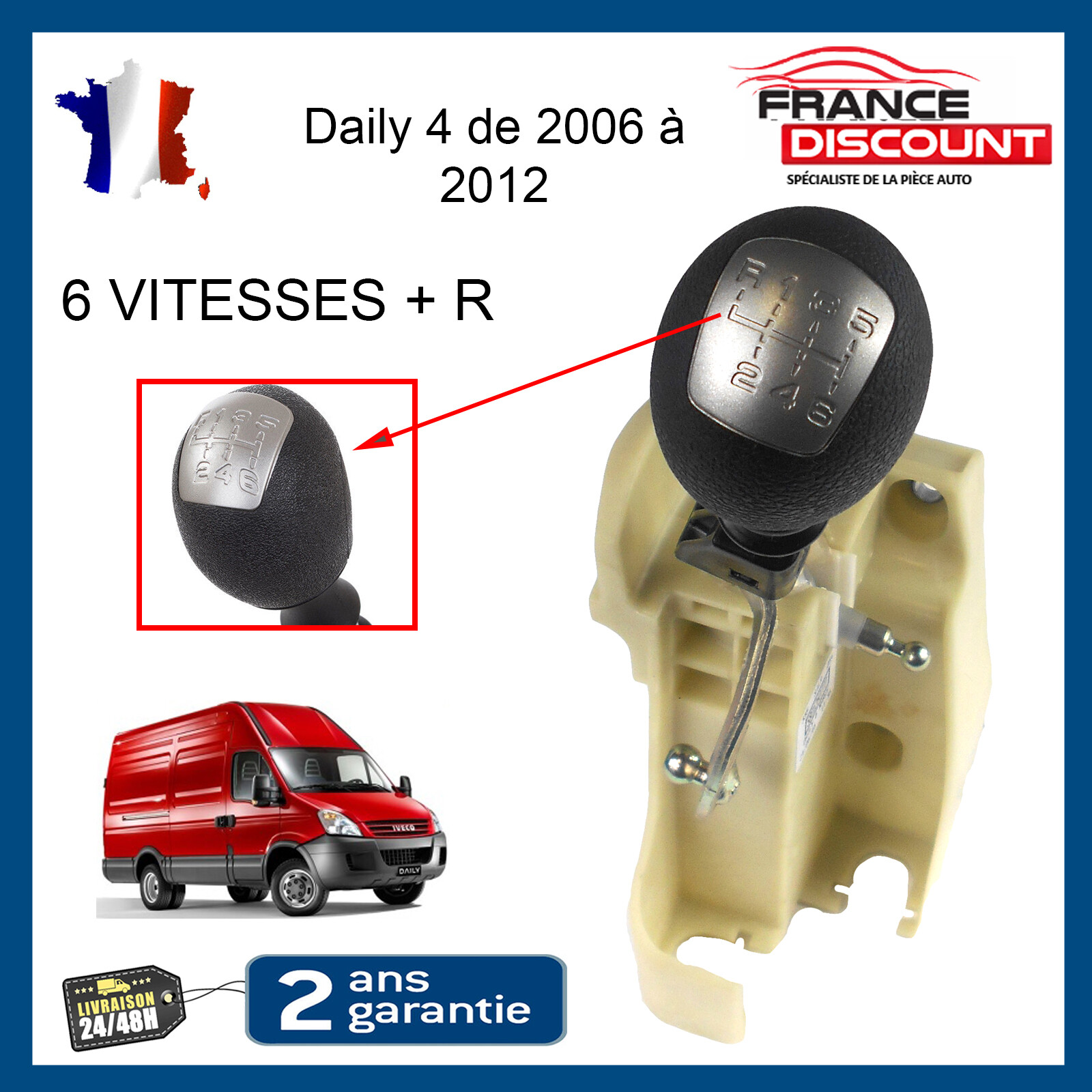 IVECO Daily IV Knob of Lever Passage 6 Speed 5801260777 504179738 for ...