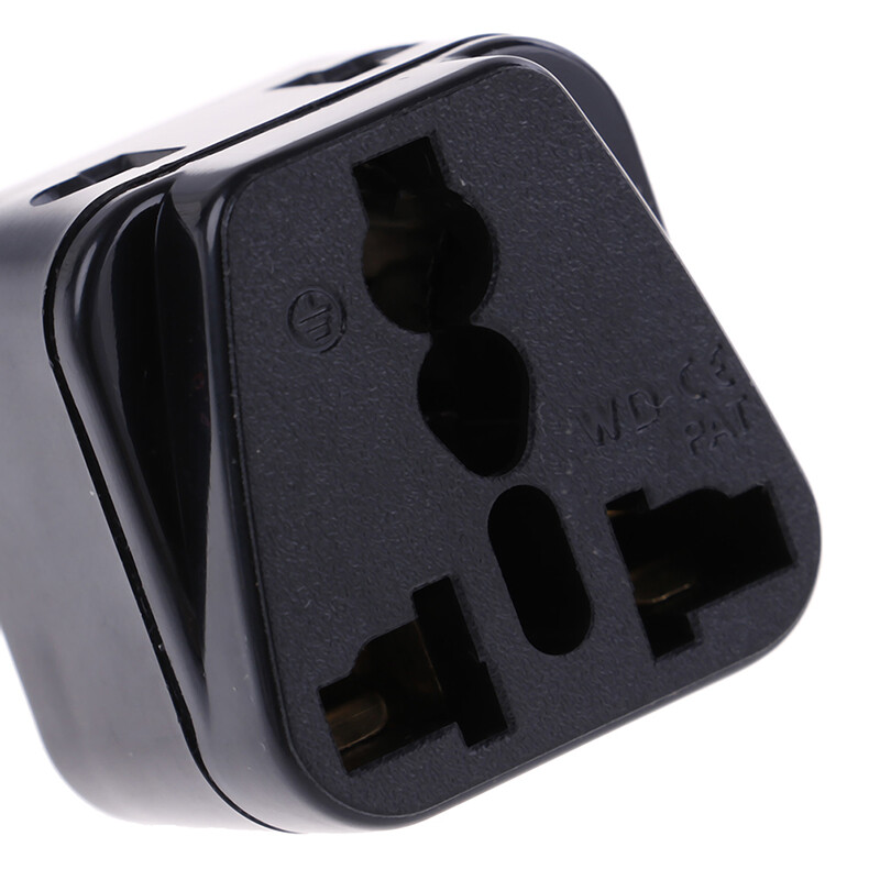 New brazil euro plug to 2 splitter universal UK/US/EU/AU 2 3 pins ...