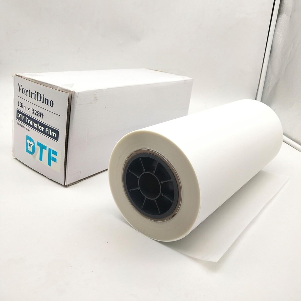 VortriDino DTF Film 13" x 328ft DTF Transfer Film Roll Premium DTF Film ...