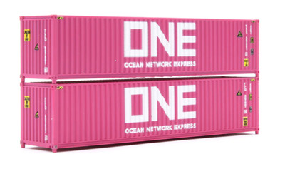 Dapol 2F-028-118 N Gauge 40ft Container Set (2) ONE | eBay