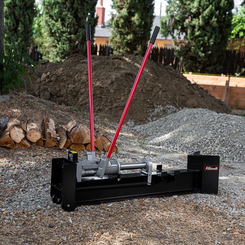 12-Ton Firewood Hydraulic Wood Manual Cutter Log Splitter With Built-In ...