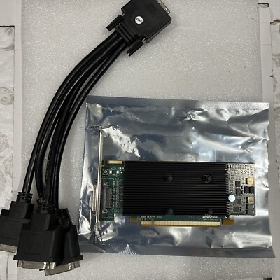 Matrox M9140 512MB GDDR2 M9140-E512LAF REV B PCI Express PCI-e Quad ...