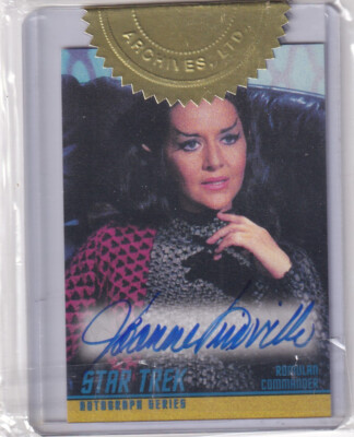 STAR TREK The Original Series (TOS) A136 Autograph Card Joanne Linville ...