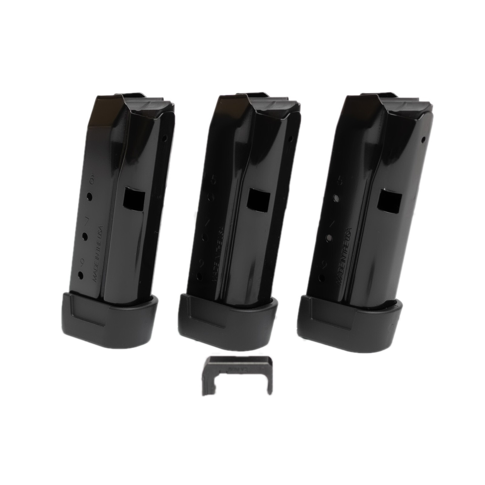 Shield Arms Z9 Glock 43 9mm 9 Round Steel MAGAZINE x 3 + Mag Catch Z9 ...