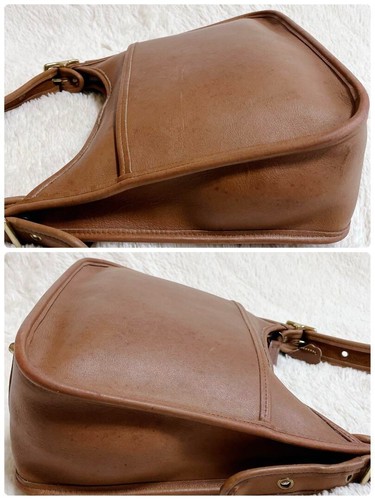 Extremely Rare Made In USA Old Coach 9966 Shoulder Bag Brown Vintage ...