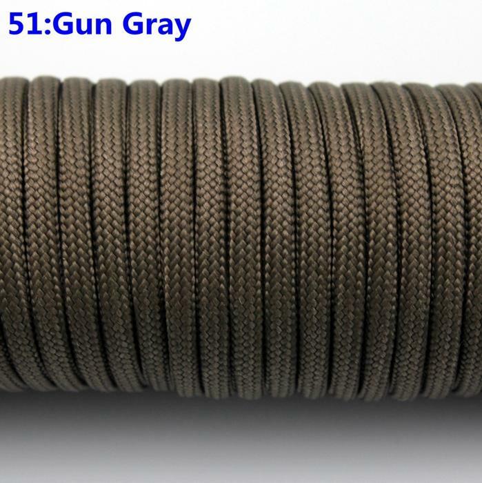 25/50/100FT Parachute Cord 550 Paracord 7 Core Strand Outdoor Camping ...