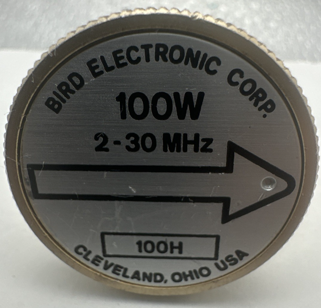 Bird 43 Thruline WattMeter Element 100W 100H 2-30MHz | eBay