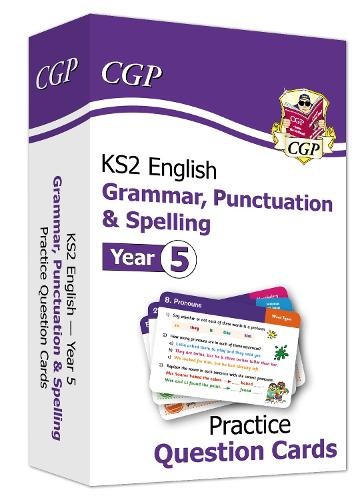 CGP Books KS2 English Year 5 Practice Question Cards: Grammar ...