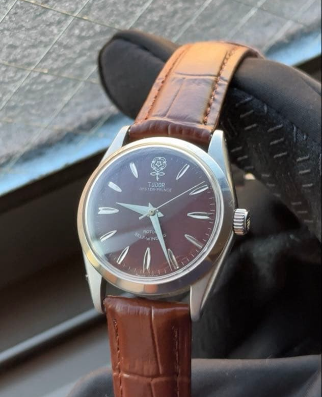 Tudor Oyster Prince 7964 Manual Winding Vintage Men's Wristwatch Dark ...